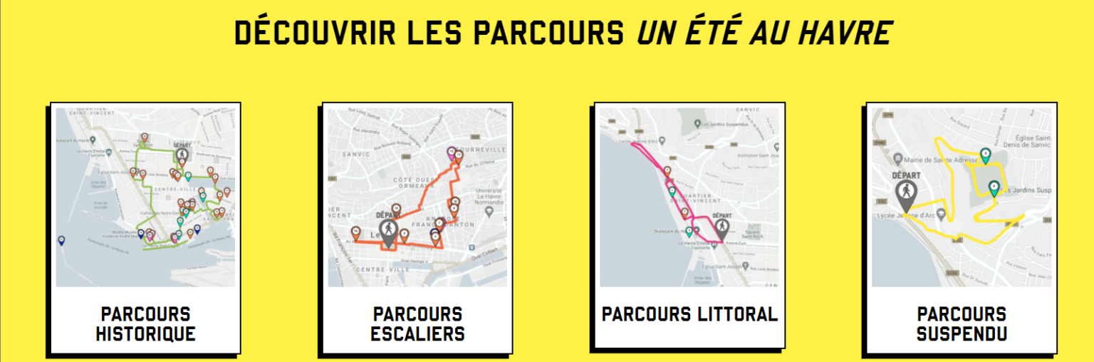 Un été au Havre les parcours - Tourisme Culturel Un été au Havre les parcours - Tourisme Culturel